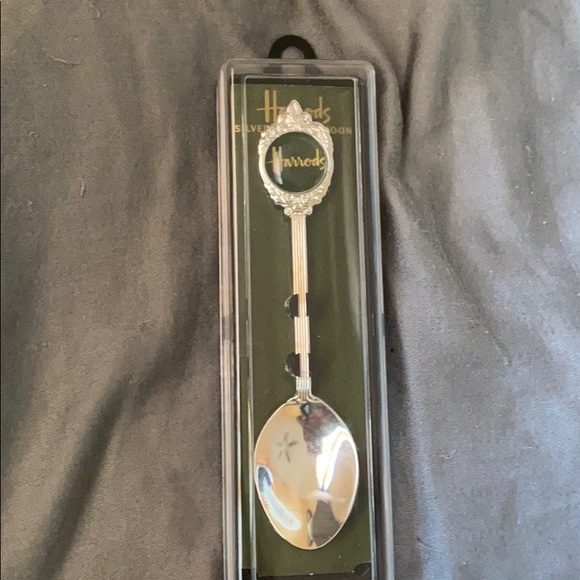 Harrods | Other | Harrods Silver Plated Spoon W Green Harrods Logo ...